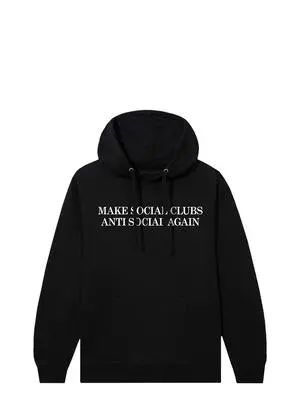 ANTI SOCIAL SOCIAL CLUB Double Hate Hoodie - Black