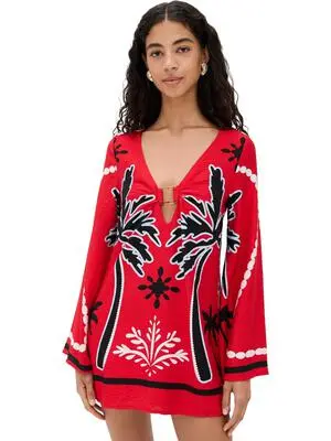 SEVEN WONDERS Caledeira Mini Dress - Cabanna Red