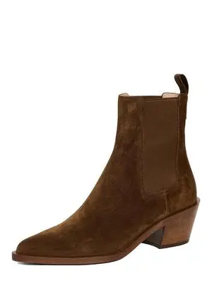 GIANVITO ROSSI Wylie Camoscio Stivale Booties - Texas