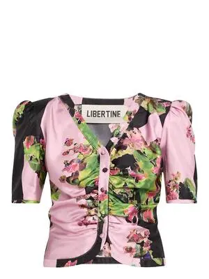 Libertine Monaco London Terrace Silk Top Pnkmu