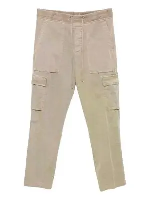 JAMES PERSE Cotton Slub Cargo Pants - Brown