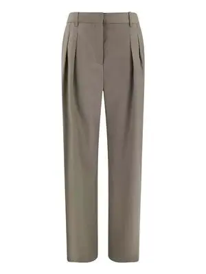 Loulou De Saison Wool Trousers - Brown