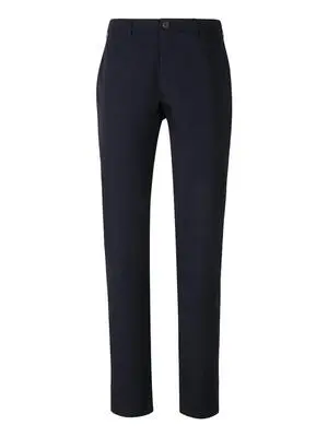 Canali Stretch Cotton Dress Pants - Navy Blue