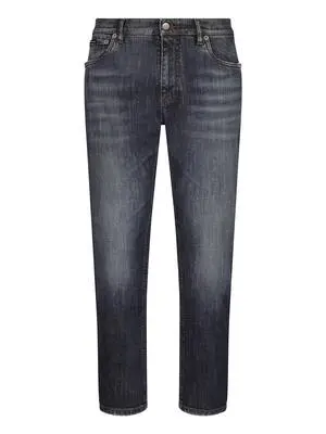Dolce & Gabbana Stretch Denim Loose Jeans - Multicolor