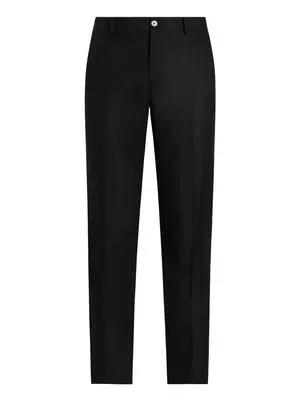 Dolce & Gabbana Linen Trousers - Black