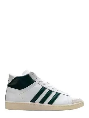 Adidas Jabbar Hi /collegiate Green/off Sneakers - White