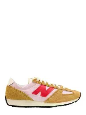 NEW BALANCE 471 Suede And Nylon Sneakers - Yellow