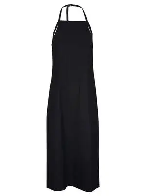 Vince Halterneck Midi Dress - Black