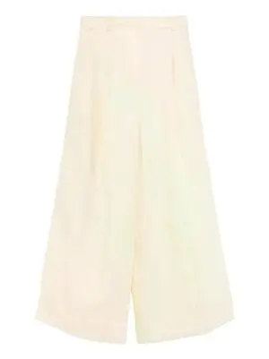 Faithfull The Brand Wide Leg Trousers - Yellow