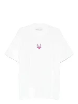 ALBERTO BRESCI Embroidered T-shirt - White