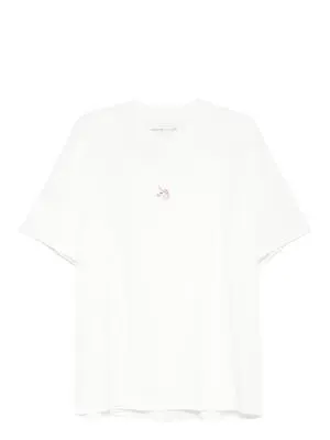 ALBERTO BRESCI Embroidered T-shirt - White
