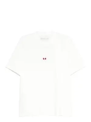 ALBERTO BRESCI Embroidered T-shirt - White