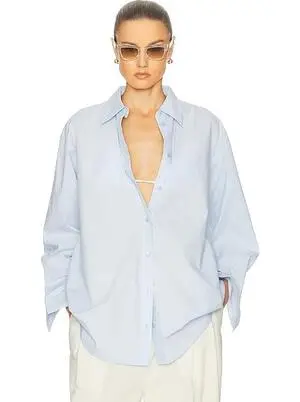 TOTEME Classic Tumbled Shirt - Sky