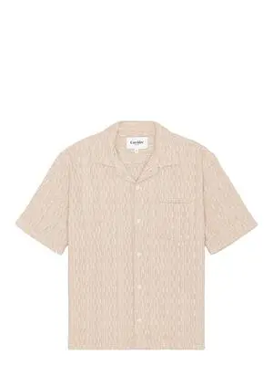 CORRIDOR Rainbow Weave Short Sleeve Shirt - Pink