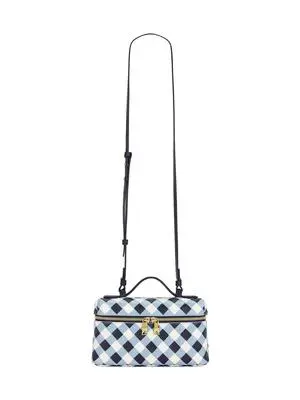 Bottega Veneta Bang Bang Vanity Bag Abyss  Ice White  & Muse Brass