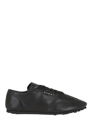 Marni Leather Sneakers - Black