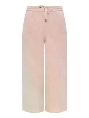 JIL SANDER Cashmere Trousers - Pink