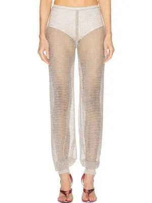 Alaïa Balloon Knit Pants - Argent