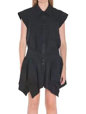 Alexander Wang Cotton Mini Dress - Black