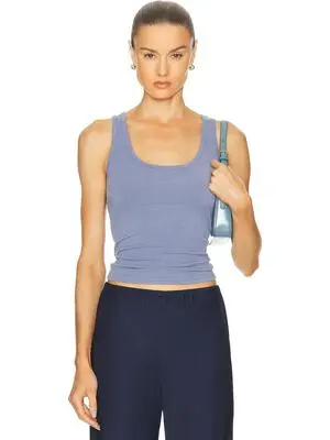 Sablyn Coco Scoop Neck Tank Top - Dusty Periwinkle