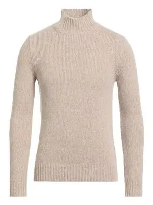 Alpha Studio Turtleneck Knit Top - Beige
