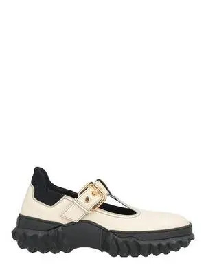 Marni Leather Ballet Flats - Beige
