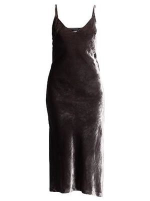ALPHA STUDIO ALPHA STUDIO Velvet Slip Maxi Dress