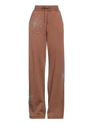 DES_PHEMMES Track Pants - Brown