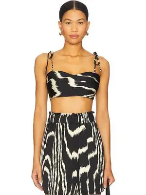 Eugenia Fernandez Turrito Crop Top - Black
