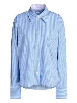 Victoria Beckham - Striped Cotton-Poplin Shirt