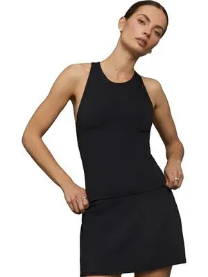 Carbon38 Racer High Neck Active Tank - Black
