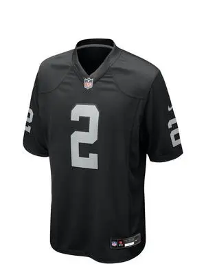 Nike Ashton Jeanty Las Vegas Raiders 2025 Nfl Draft Game Jersey - Black