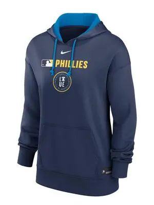Nike Philadelphia Phillies Authentic Collection City Connect Therma Mlb Pullover Hoodie - Blue