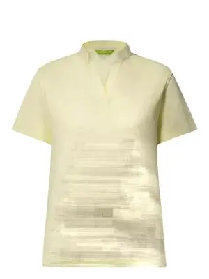 Shanghai Tang Collared Short-sleeve T-shirt - Neutrals
