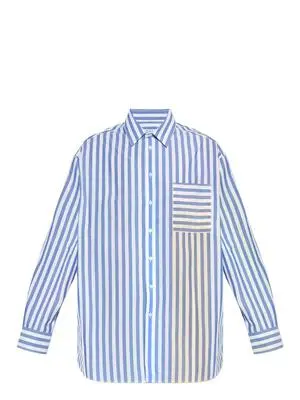 JW Anderson Striped Button-up Shirt - White
