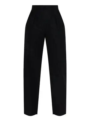 Max Mara Pleated Trousers - Black