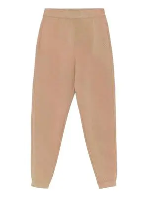 Max Mara Logo-embroidered Track Pants - Brown