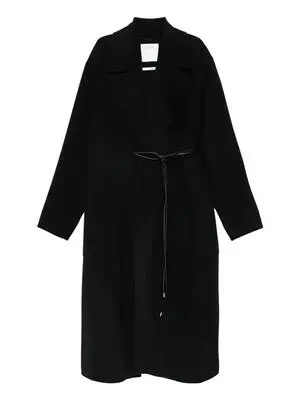 Sportmax Belted Coat - Black