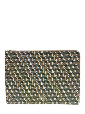 Undercover Patterned Clutch - Grey