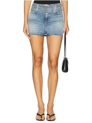 GRLFRND Laurie Belted Mini Skirt - Beverly Blvd