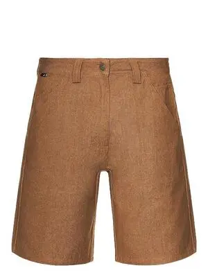 THE HUNDREDS Folsom Denim Shorts - Khaki