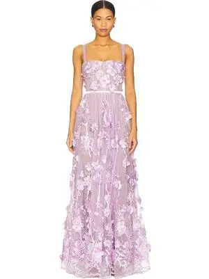 BRONX AND BRONCO Anastasia Maxi Dress - Lavender