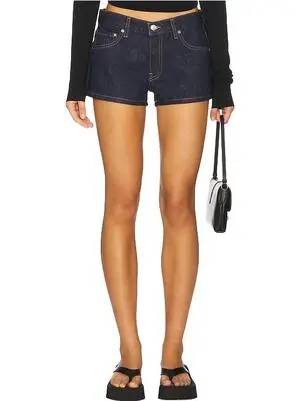 EB DENIM Portman Low Rise Denim Shorts - Havana Night