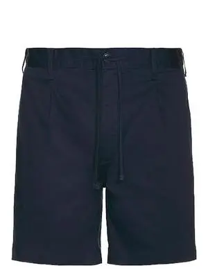 Onia Garment Dye Cotton Drawstring Shorts - Deep Navy