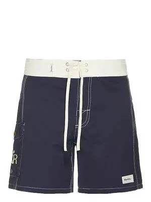 RHYTHM Breakers Block Swimtrunk - Stone Blue