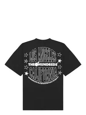 THE HUNDREDS Loaded Bar T-shirt In Black - Limo