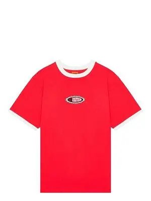 RHYTHM Sun Dome Ringer Vintage T-shirt - Red