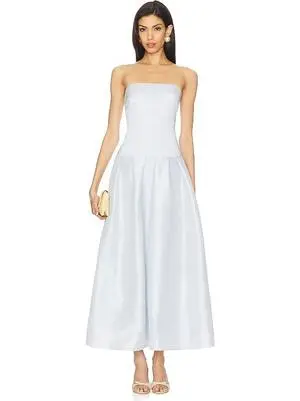 MORE TO COME Cambria Strapless Dress - Baby Blue