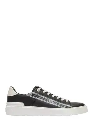 Balmain Leather Sneakers Black