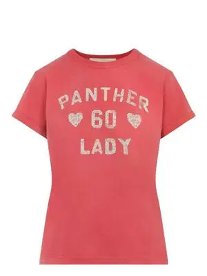 Valentino Garavani Panther Lady-print T-shirt - Red